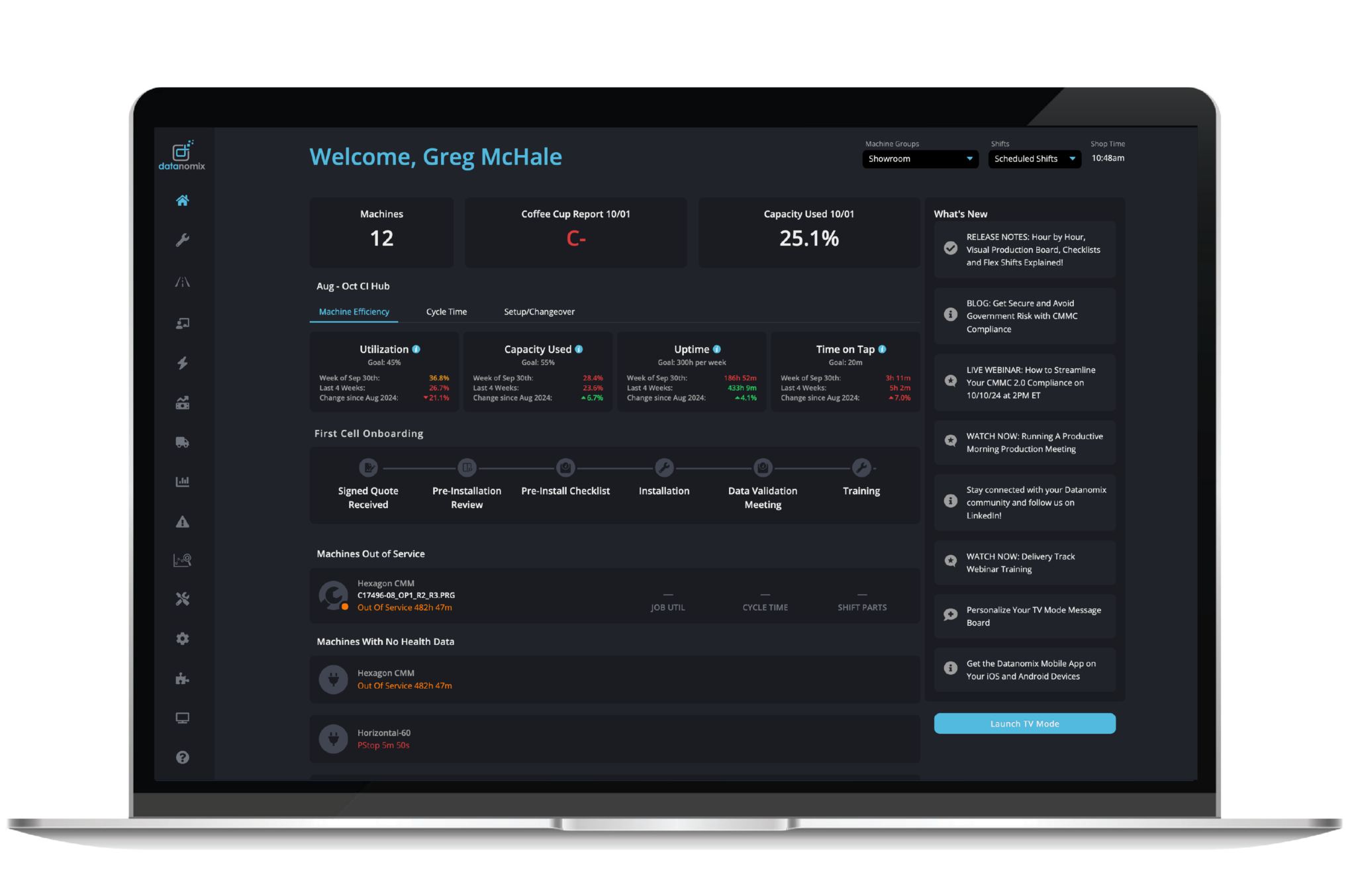 Datanomix Production Monitoring Software